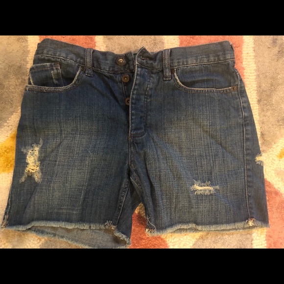 Roxy | Shorts | Foxy Boyfriend Distressed Shorts Jeans Denim | Poshmark